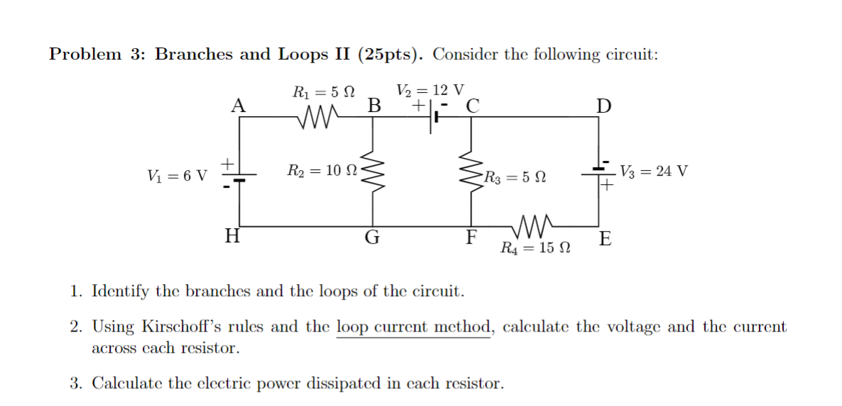 Solved Problem 3: Branches and Loops II (25pts). Consider | Chegg.com