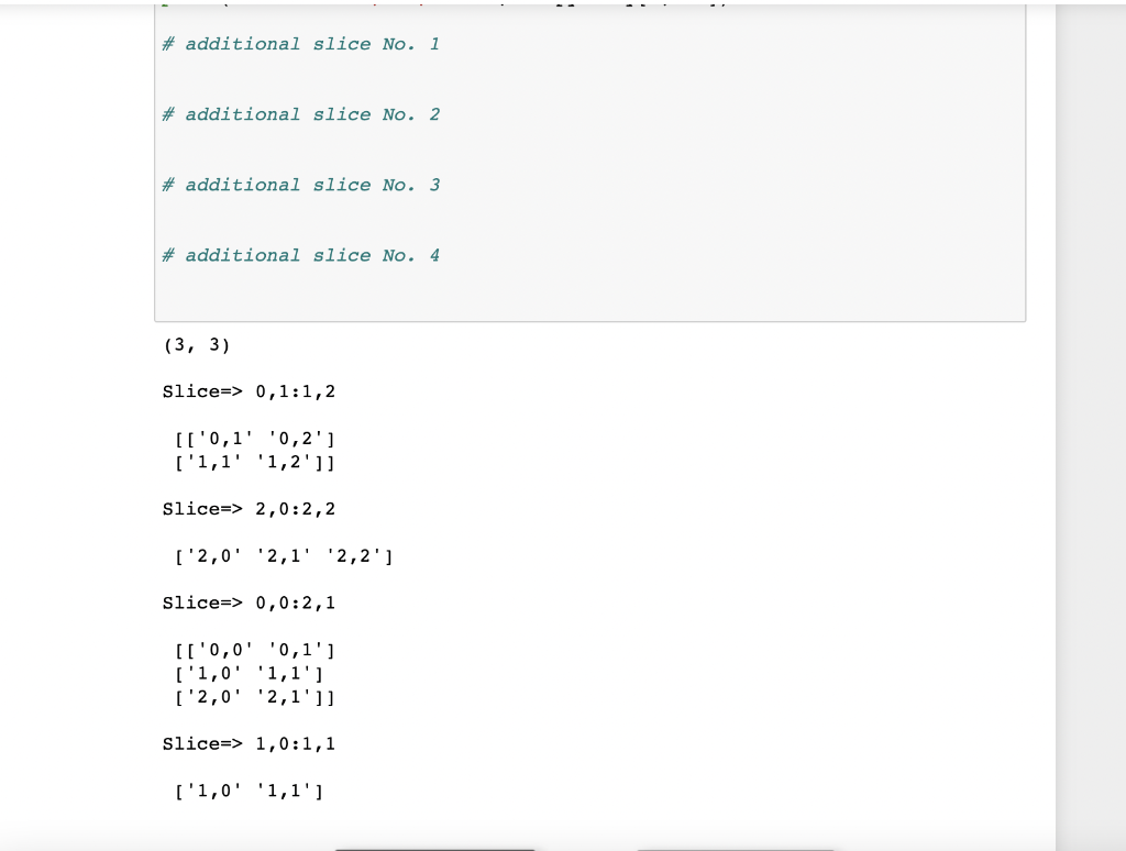 Solved Part 4 - slicing - Task 4A: Figure 4-2 in the | Chegg.com
