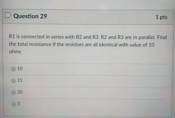 Solved R1 is connected in series with R2 and R3. R2 and R3 | Chegg.com