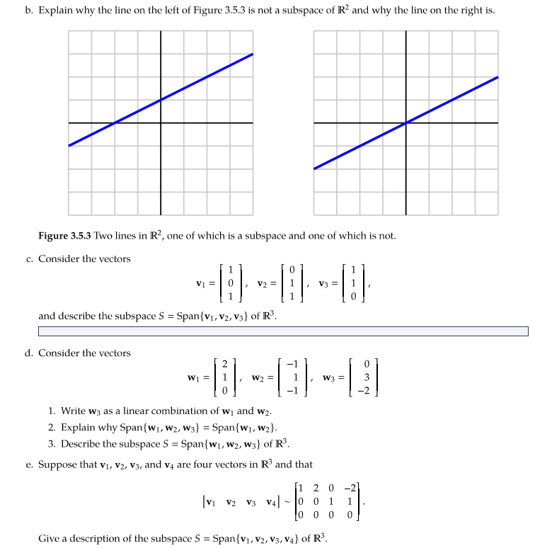 Solved b. Explain why the line on the left of Figure 3.5 .3 | Chegg.com