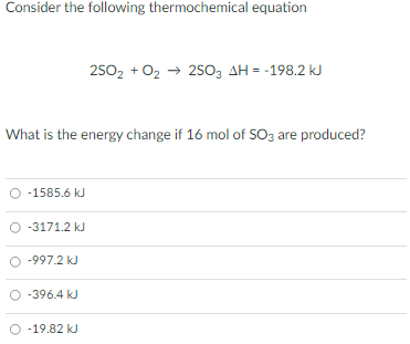 Solved Consider the following thermochemical equation 25O₂ + | Chegg.com