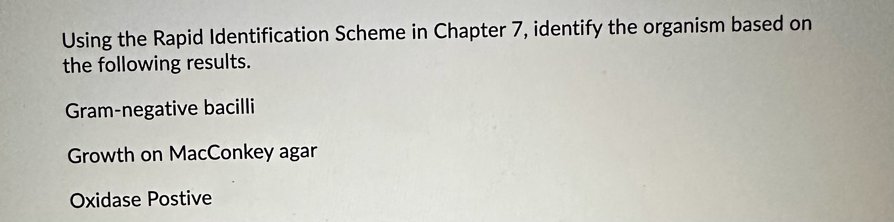 Solved Using the Rapid Identification Scheme in Chapter 7, | Chegg.com