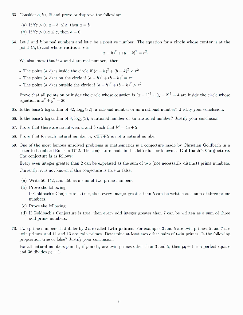 Solved In what follows, use the following definitions: An | Chegg.com