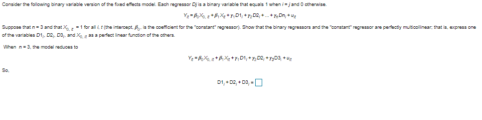 Solved Consider the following binary variable version of the | Chegg.com