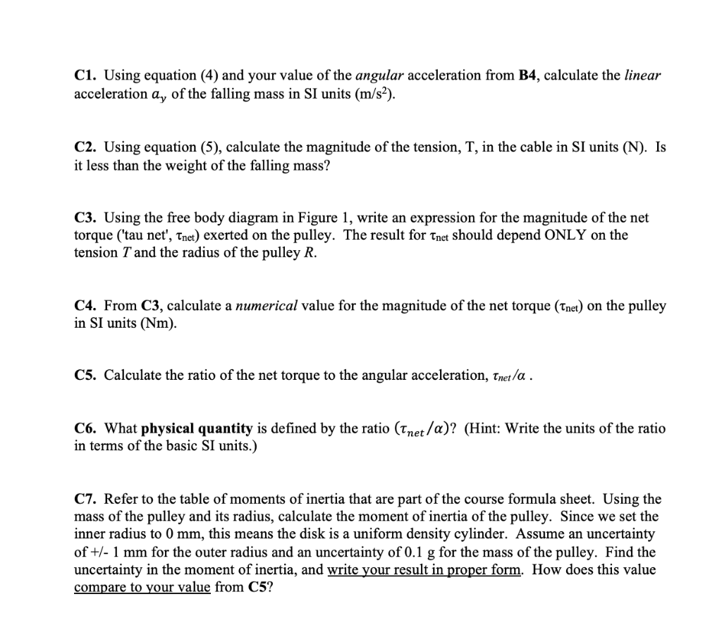 Solved In this part, you will apply the rotational form of | Chegg.com