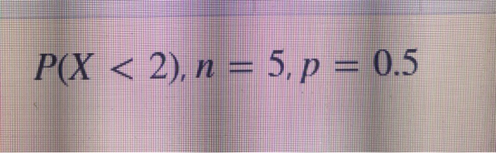 Solved P(X