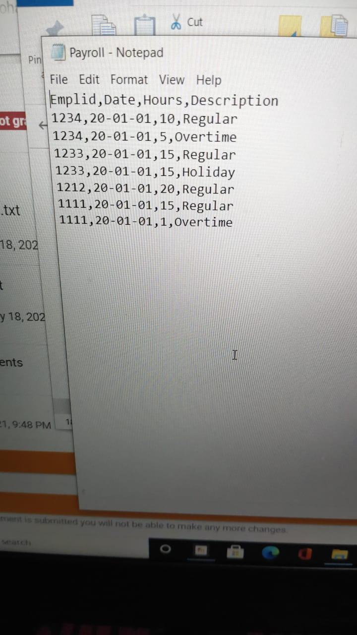 Solved Payroll - process paychecks python case study two | Chegg.com