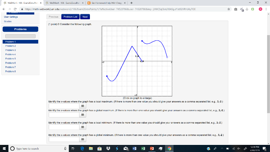 Solved ← → https://math web ork2un edu webwork2/106, | Chegg.com