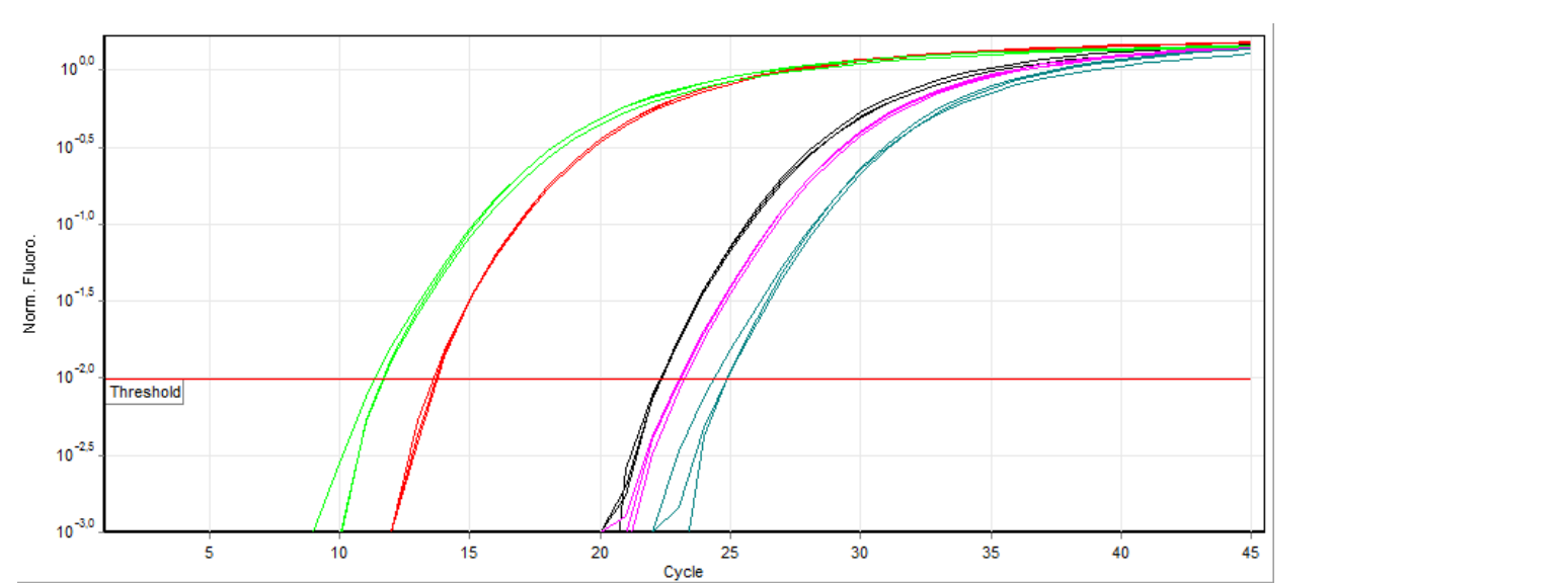 Solved Real time PCR A: In this real time PCR graph, which | Chegg.com
