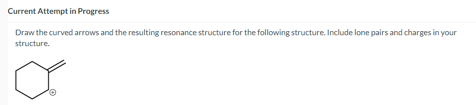 Current Attempt in ProgressDraw the curved arrows and | Chegg.com