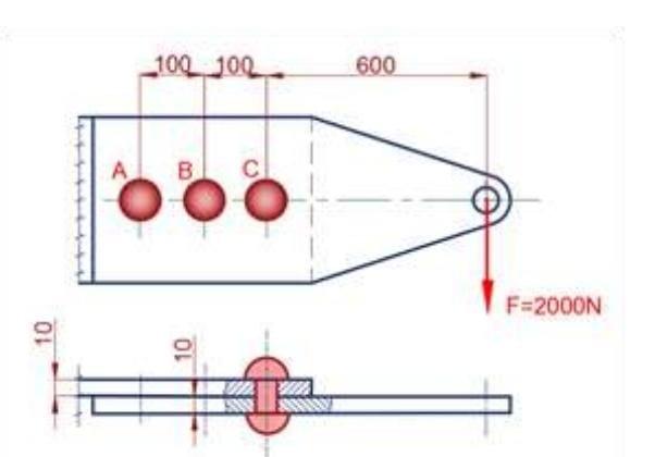 Solved In the rivet connection given in the figure, the | Chegg.com