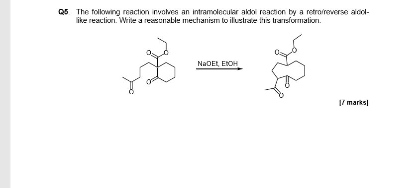 Solved Q5. ﻿The following reaction involves an | Chegg.com