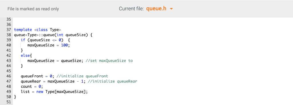 Solved In this exercise, you are given a queue data | Chegg.com