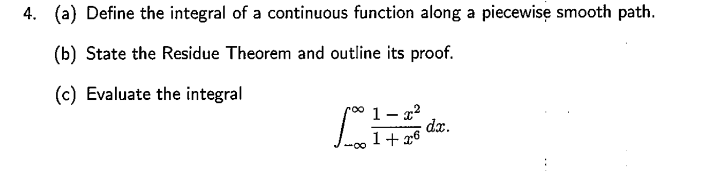 Solved 4. (a) Define the integral of a continuous function | Chegg.com