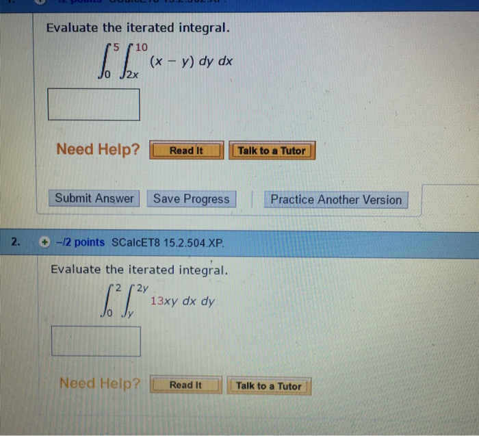 Solved Evaluate the iterated integral. Integral^5_0 | Chegg.com Solved Evaluate the iterated integral. Integral^5_0 | Chegg.com