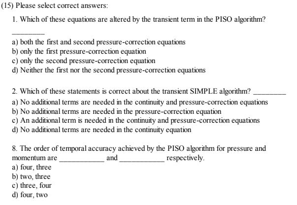 Solved (15) Please select correct answers: 1. Which of these | Chegg.com