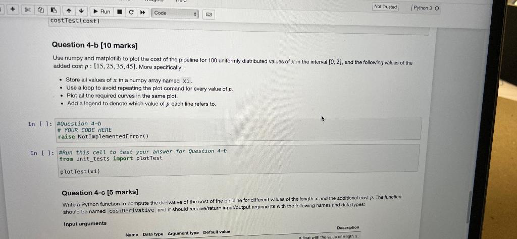 Question 4 [30 marks] For the problem of Question 2 | Chegg.com