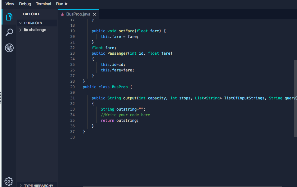 Solved 1. ArrayList in Java View Debug Terminal Run EXPLORER | Chegg.com