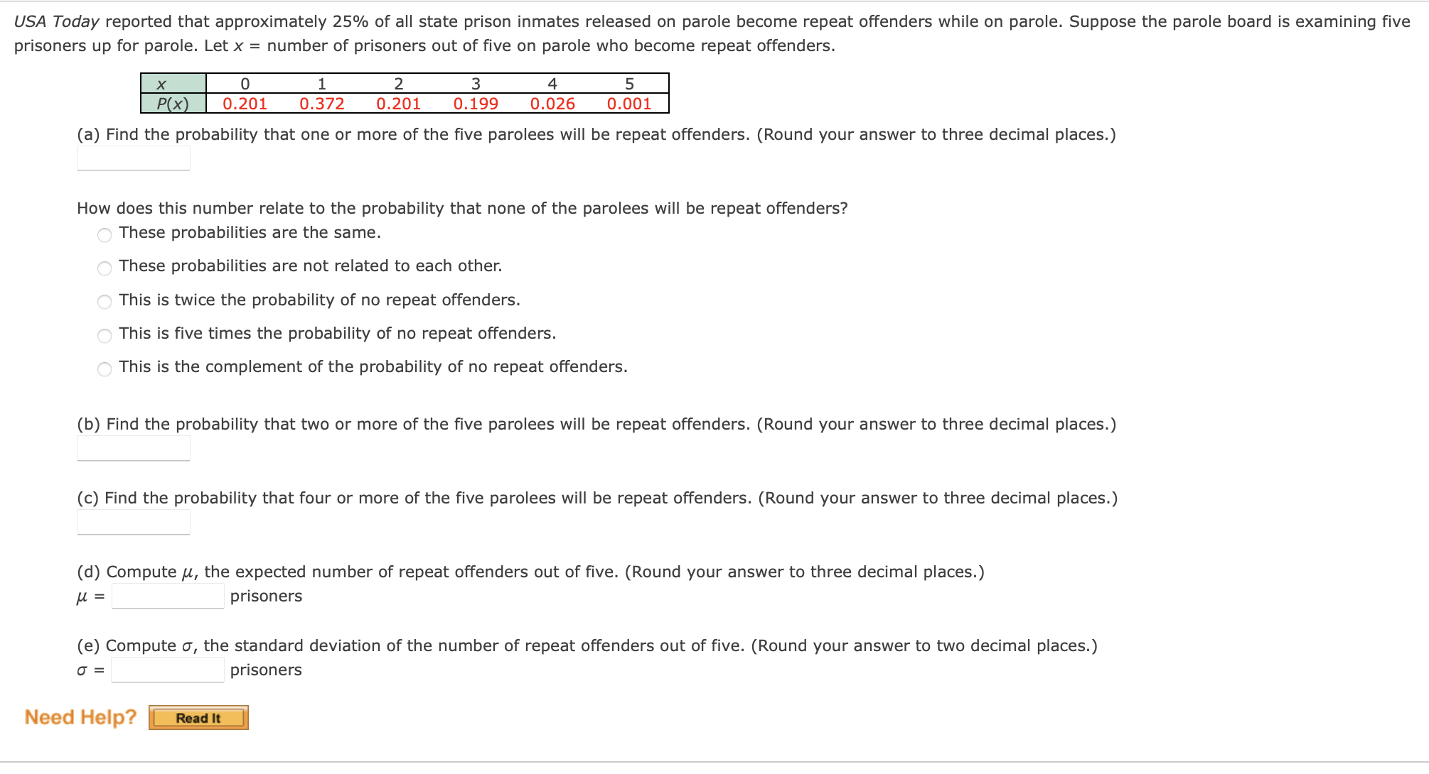 Solved How does this number relate to the probability that | Chegg.com