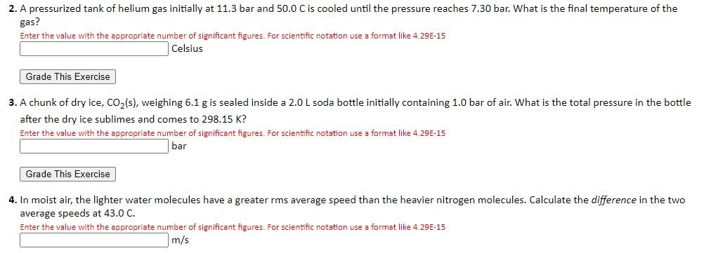 Solved 2. A pressurized tank of helium gas initially at \( | Chegg.com