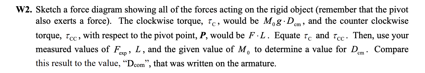 N2. Sketch a force diagram showing all of the forces | Chegg.com