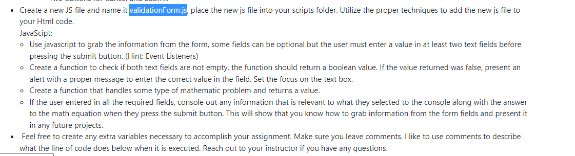 Solved I need help finishing my coding project. I have the | Chegg.com