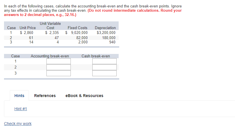 Solved In each of the following cases, calculate the | Chegg.com