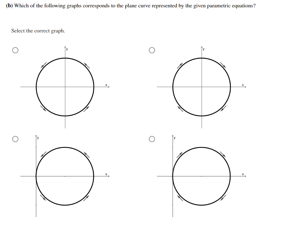 Solved (a) Find the rectangular equation of the plane curve | Chegg.com