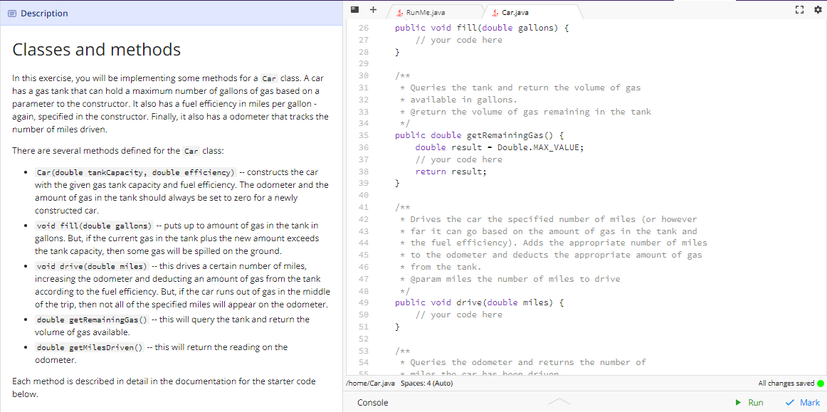 Solved RunMe.Java /** * You can put anything you want here. | Chegg.com