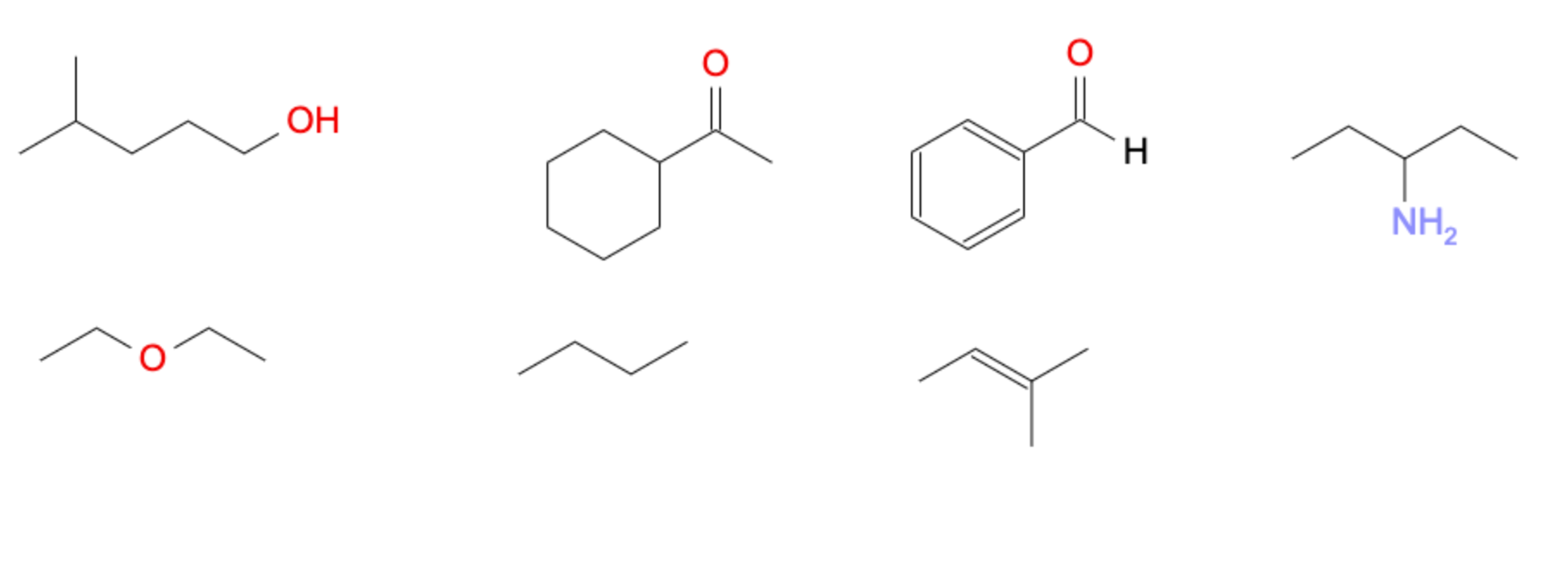 Solved Select the compound(s) that will not HBB with | Chegg.com