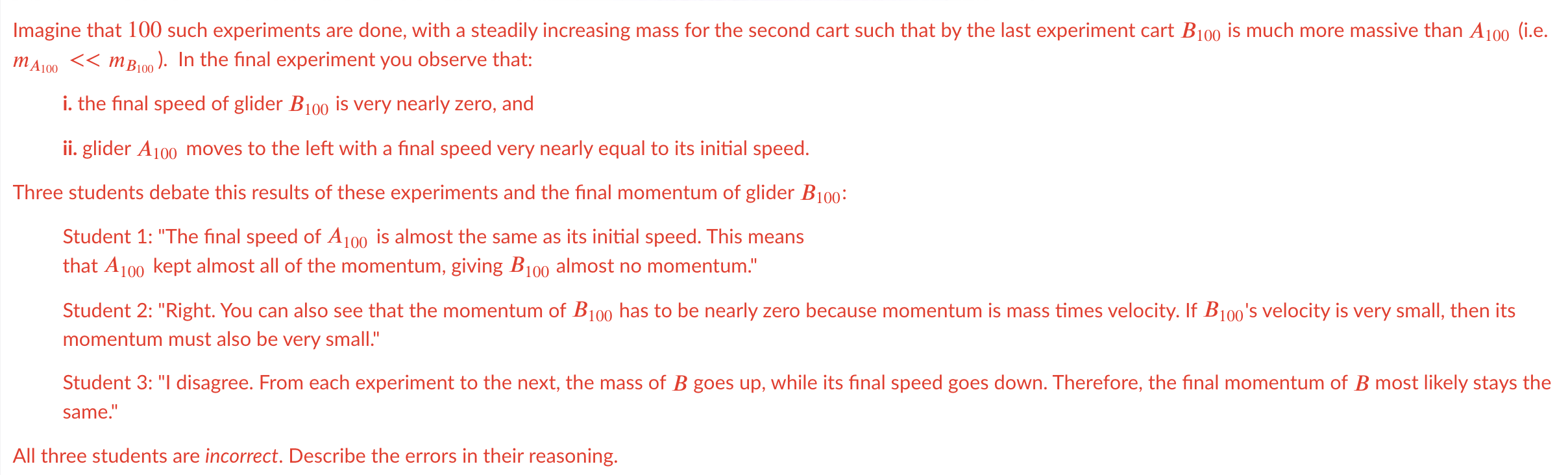 Solved Three experiments are carried out using a pair of | Chegg.com