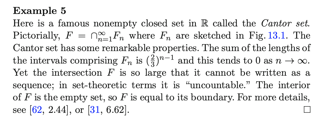 Solved Additional Problem 5: Consider the Cantor set F in | Chegg.com