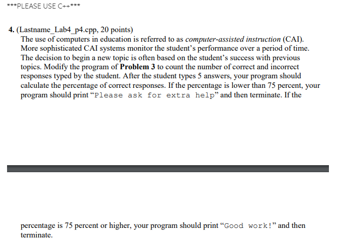Solved *** BELOW IS THE CORRECT CODE FOR PROBLEM | Chegg.com