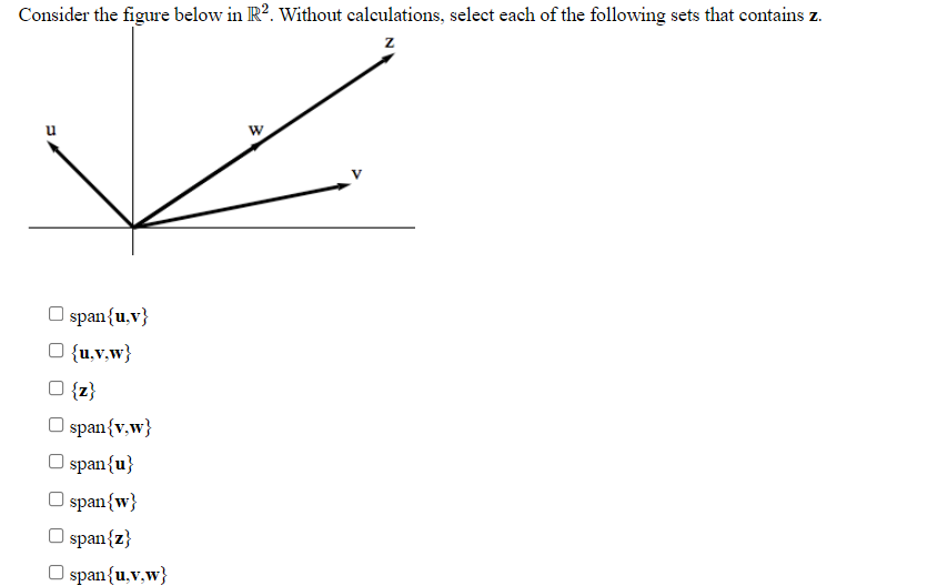 Solved Suppose u and v are two nonzero vectors in Rể that | Chegg.com