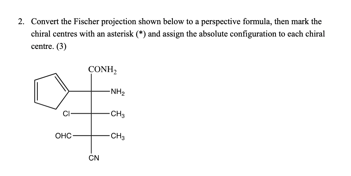 Solved 1. Assign the absolute configuration to each | Chegg.com