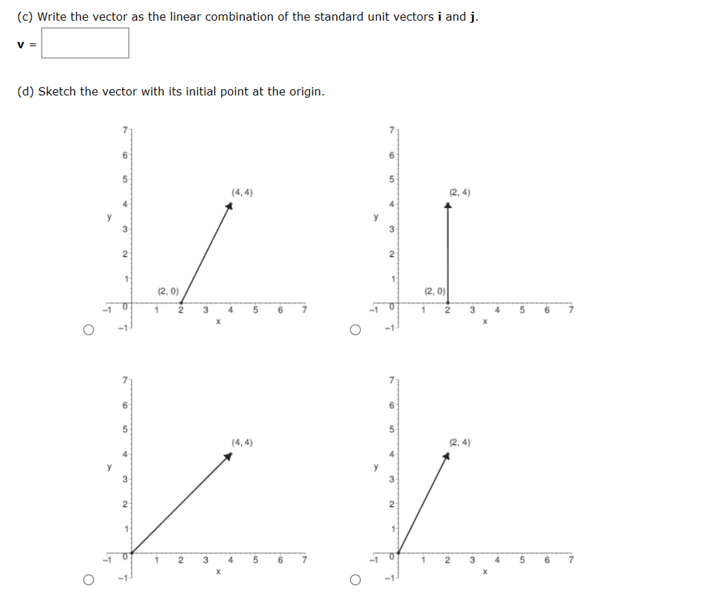 Solved The Initial And Terminal Points Of A Vector V Are 8076
