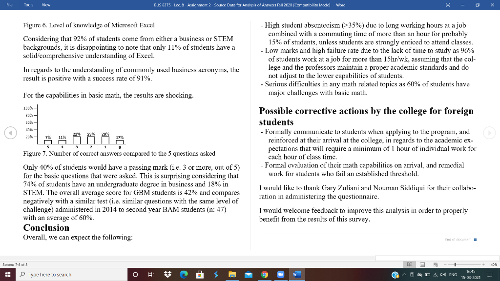 File Tools Vien BUS 8375 - Loc. 8-Assignment 2 - | Chegg.com