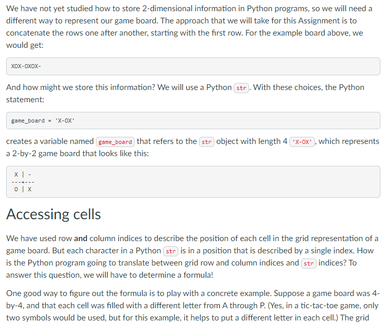 Solved Tic-Tac-Toe: A Simple Game In this Assignment, you | Chegg.com