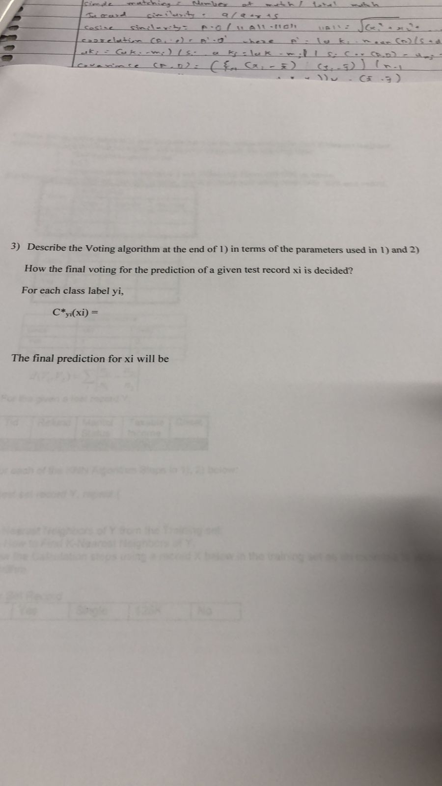 Describe The Voting Algorithm At The End Of 1 In 