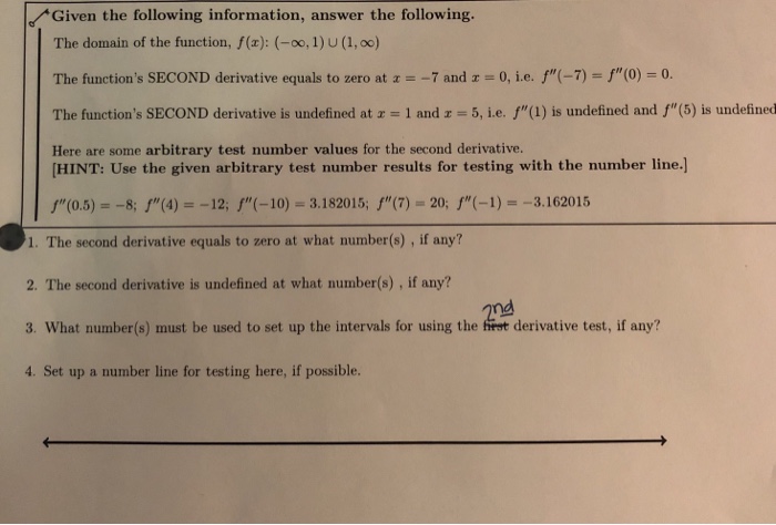Solved Given the following information, answer the | Chegg.com