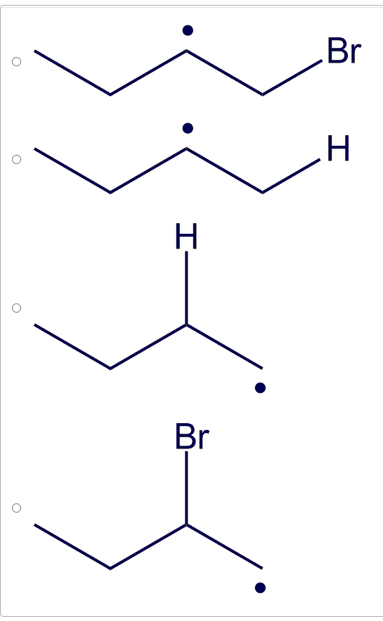 Solved The intermediate in the free radical addition of HBr | Chegg.com
