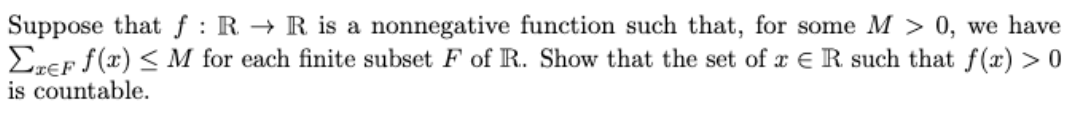 Solved Suppose that f:R→R is a nonnegative function such | Chegg.com