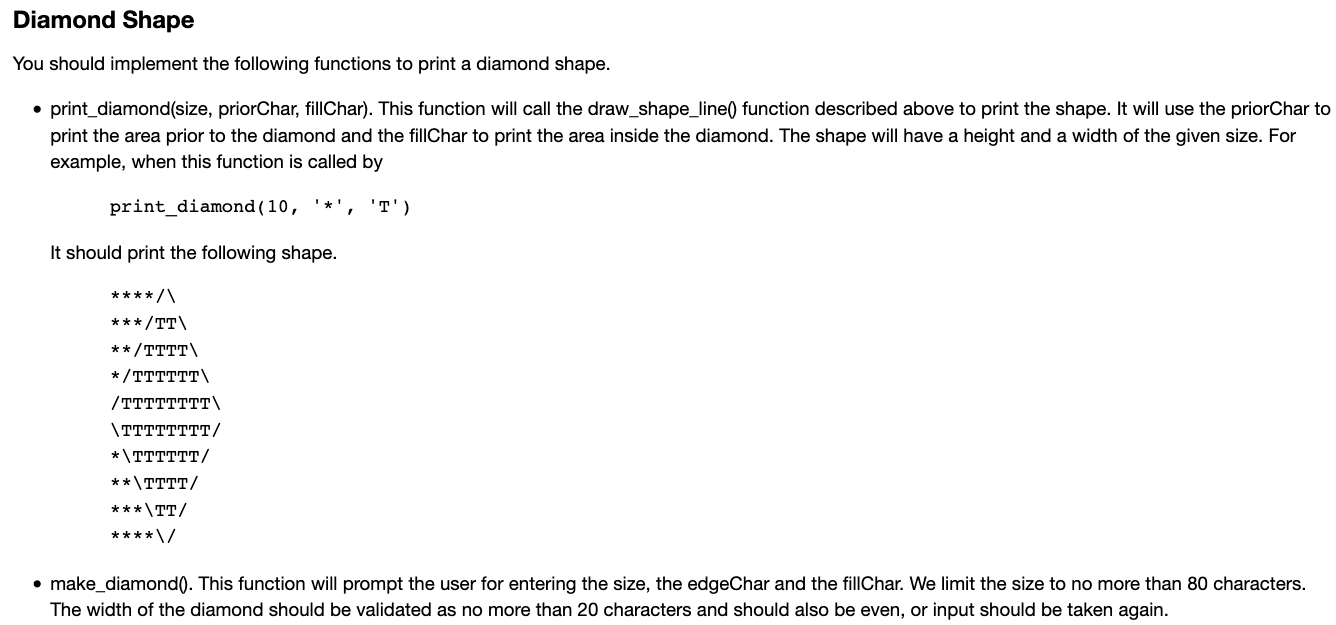 Python 3: Please follow the respective rubric for the | Chegg.com