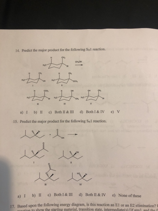 Solved 14. Predict the major product for the following Syl | Chegg.com