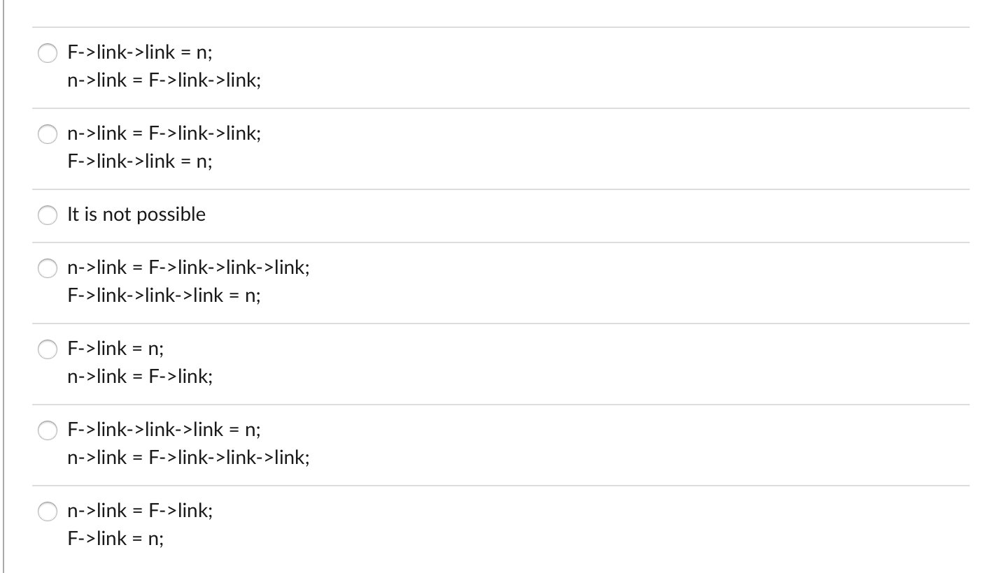 Solved Assume that nodeType struct was defined as below. | Chegg.com