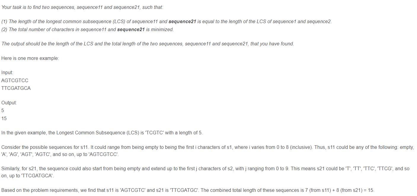 Solved Problem 1 (10 points). Background: You are given two | Chegg.com