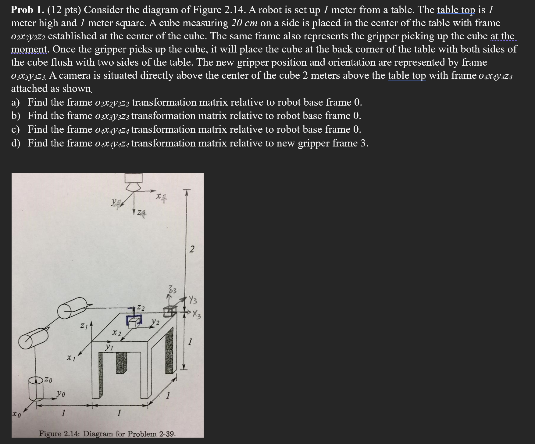 Solved Prob 1. (12 pts) Consider the diagram of Figure 2.14. | Chegg.com