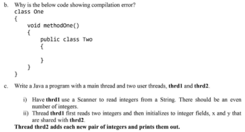 Solved 4. a. In the following code, the classes Ict and se | Chegg.com