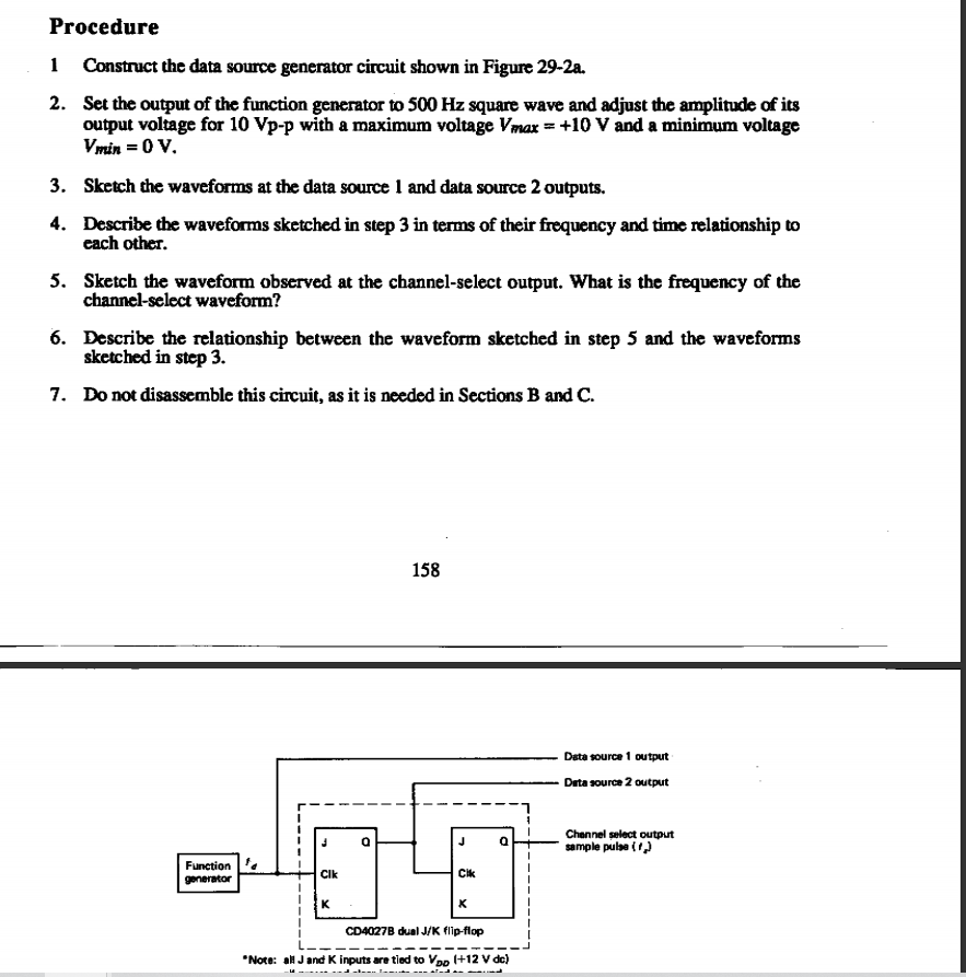 Solved EXPERIMENT 29 Name:. TIME-DIVISION MULTIPLEXING | Chegg.com