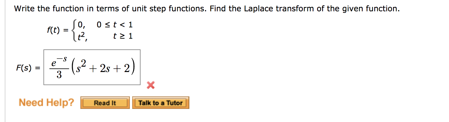 Solved Write the function in terms of unit step functions. | Chegg.com